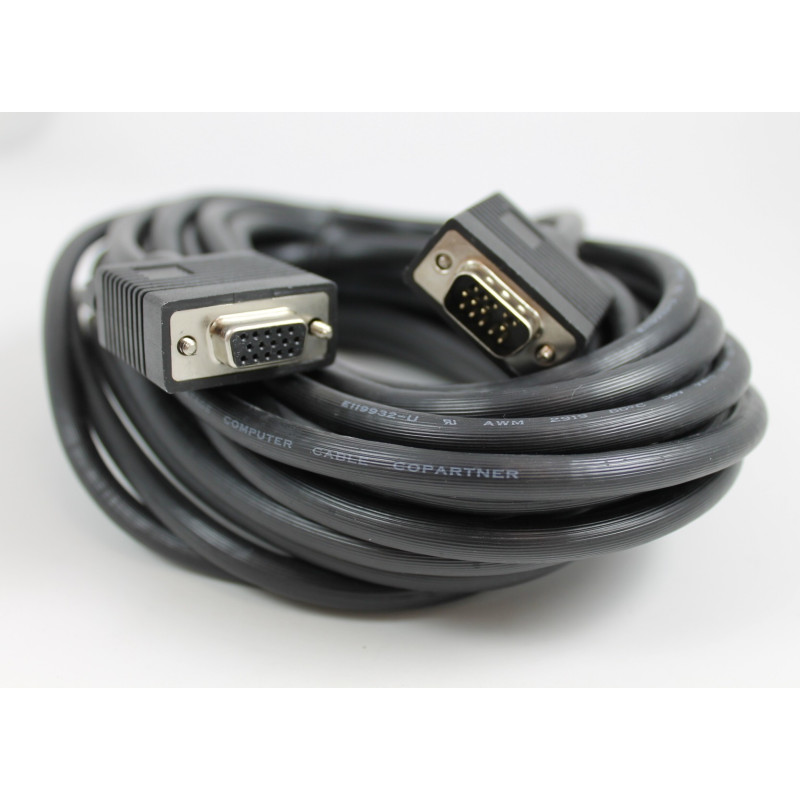 cavo intestato vga maschio-femmina 10 metri